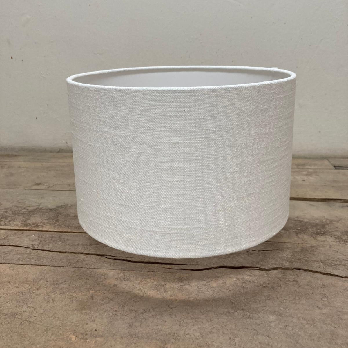Small Cylinder White Linen Shade – Shanagarry Potters